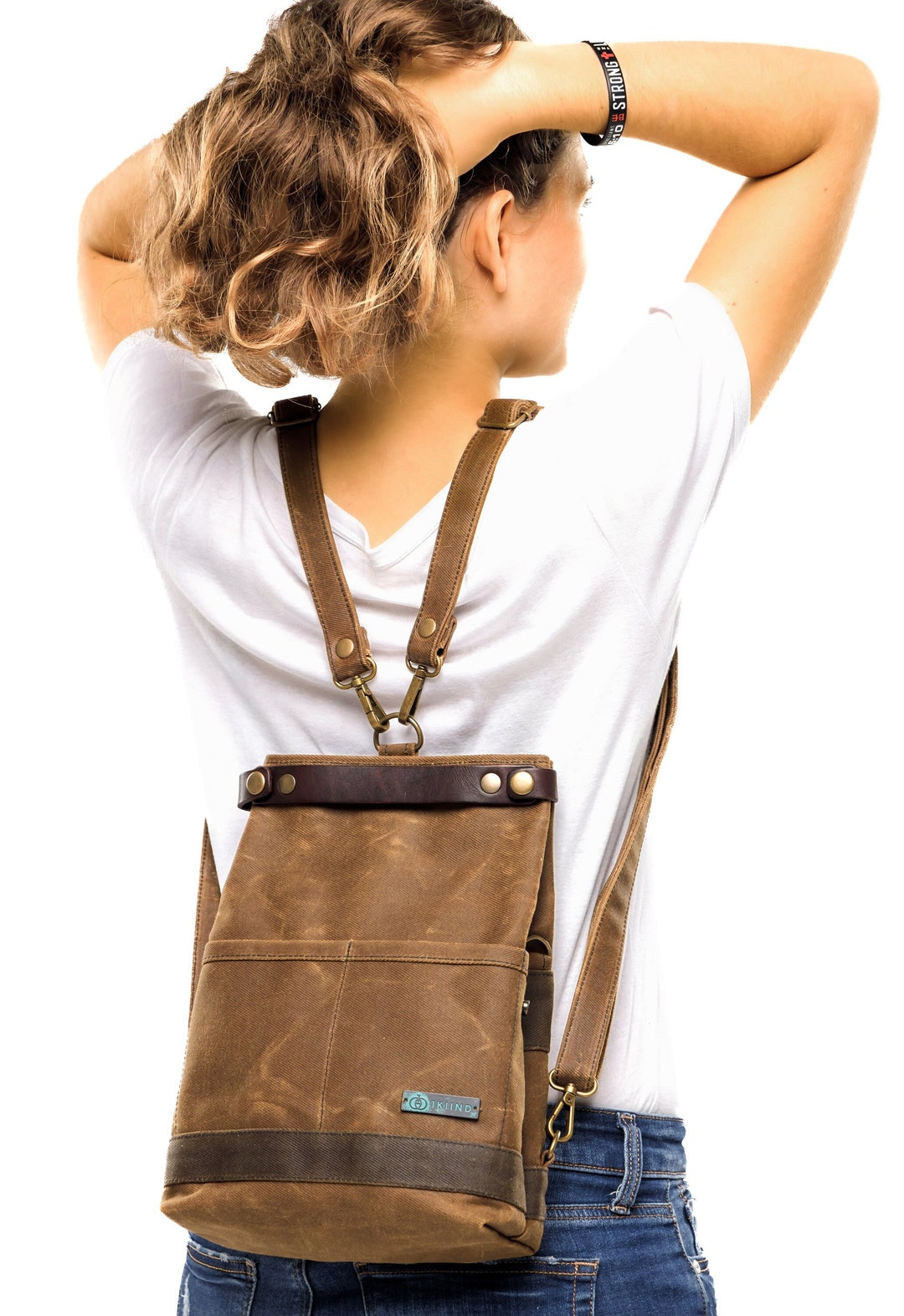 Womens Mini Backpack Sandstone-tan Color Convertible Mini Backpack ...