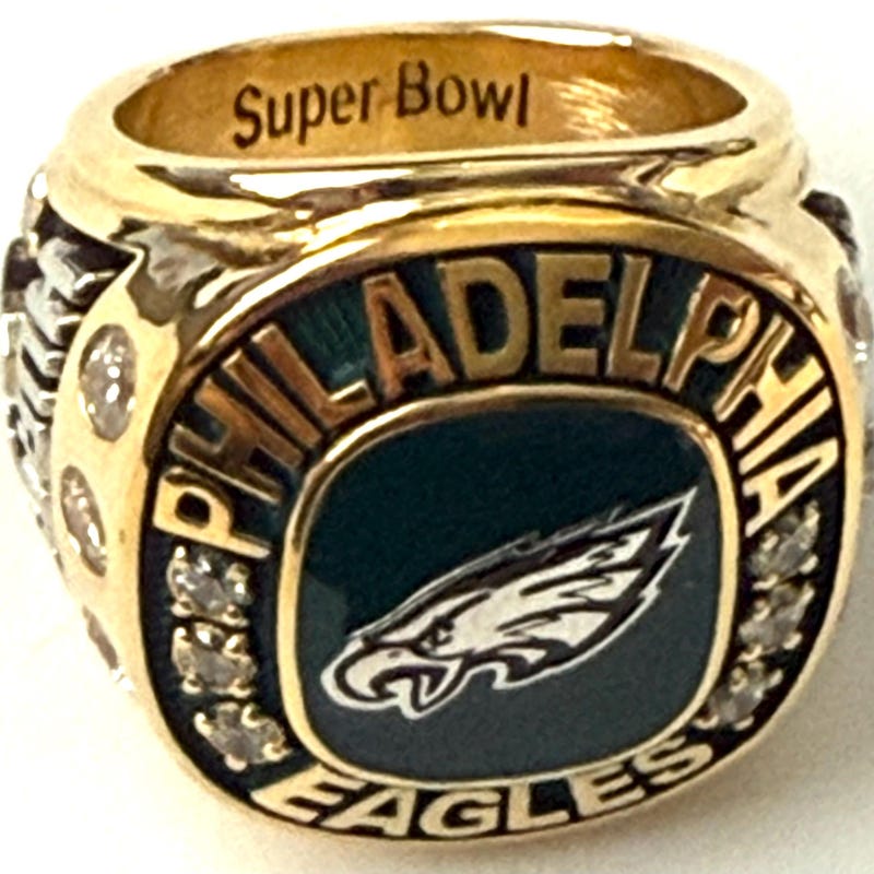Philadelphia Eagles Superbowl Ring Replica - Etsy