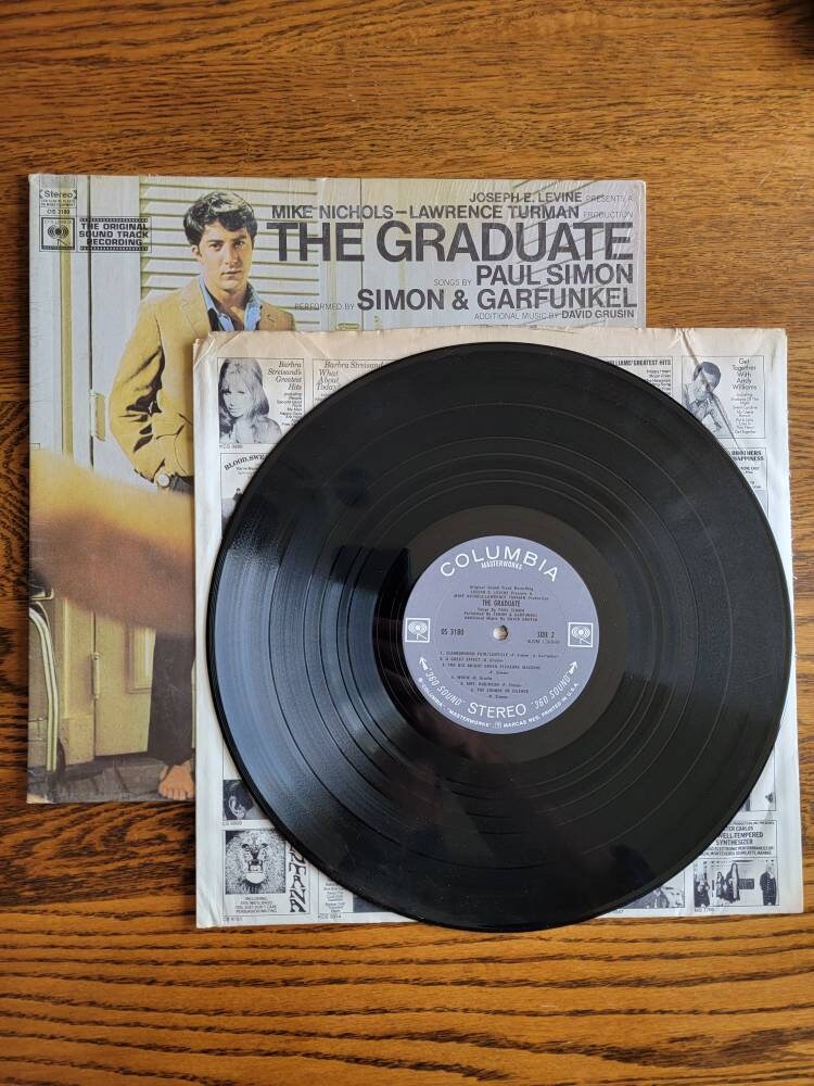 Simon & Garfunkel the Graduate 1968 Columbia Masterworks Vinyl LP - Etsy