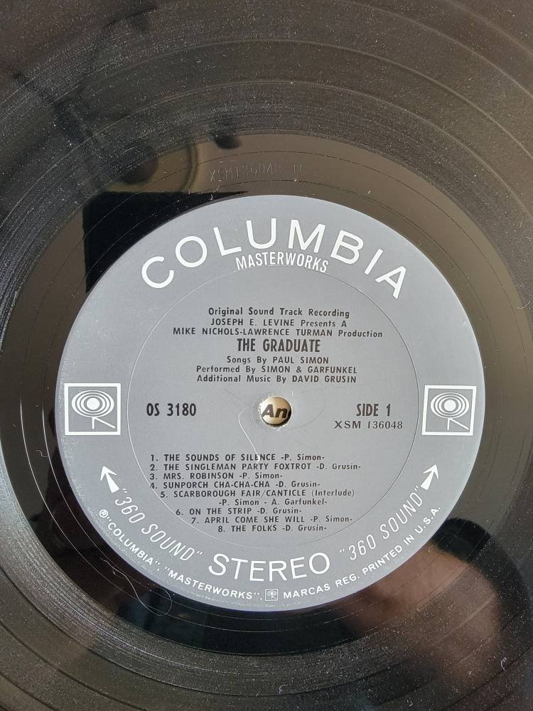 Simon & Garfunkel the Graduate 1968 Columbia Masterworks Vinyl LP - Etsy