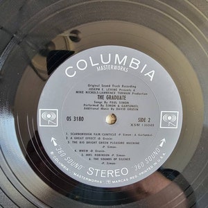 Simon & Garfunkel the Graduate 1968 Columbia Masterworks Vinyl LP - Etsy