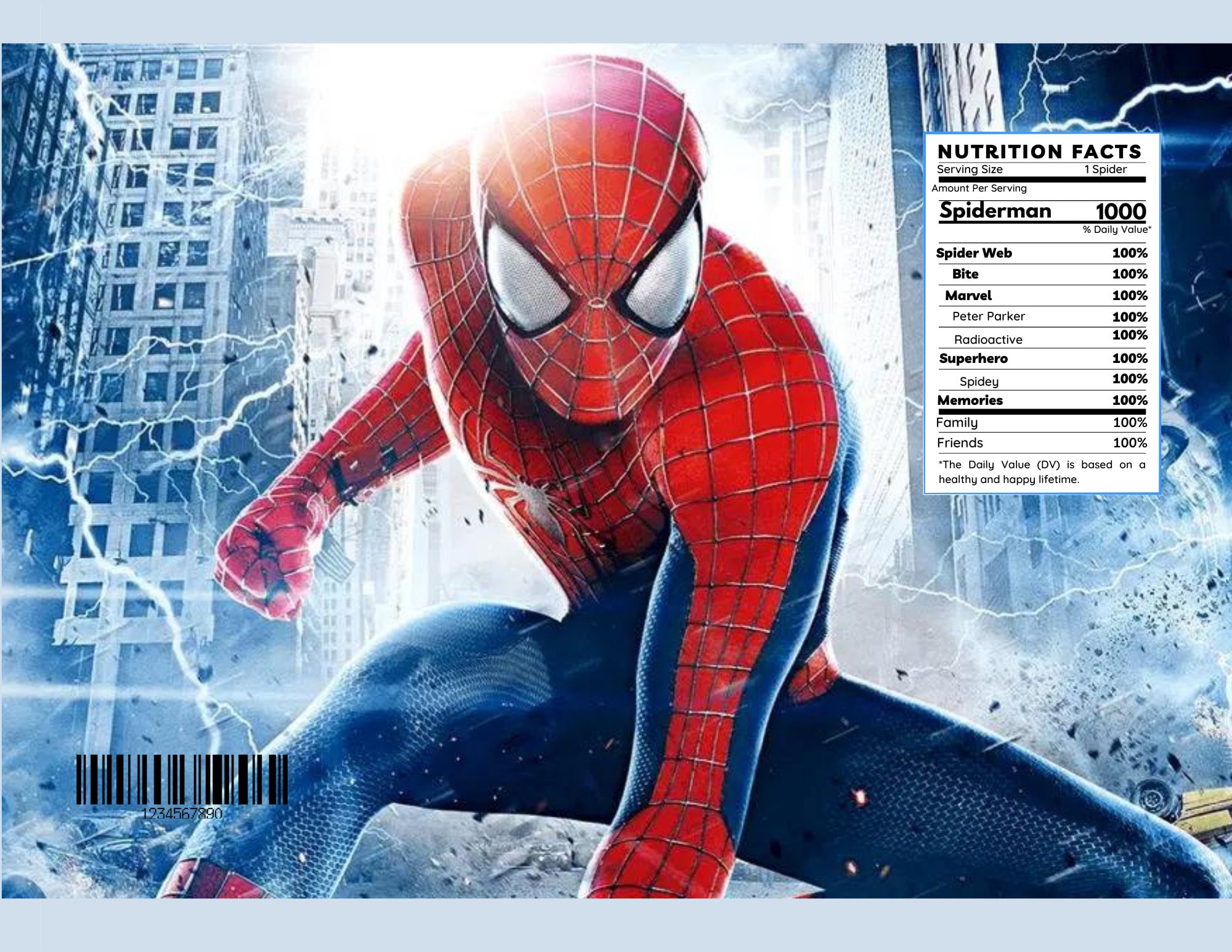 Spider-man Chip Bag Labels, Printable File, Instant Download - Etsy