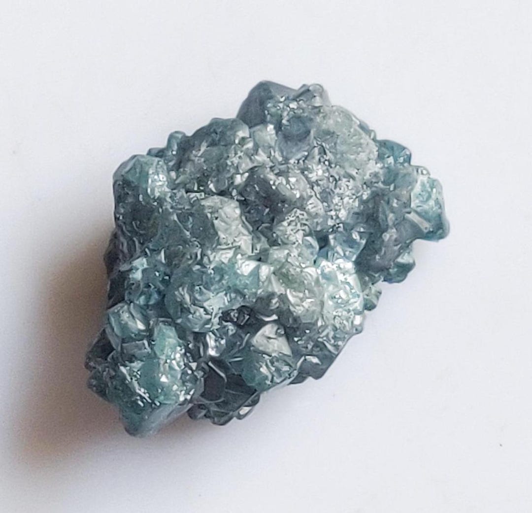 11.88 Ct Natural Loose Blue Diamond, Blue Color Raw Rough Diamond ...