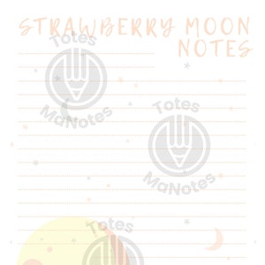 12 Printable PDF Full Moon Notes - Etsy