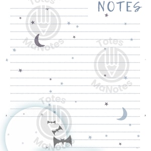 12 Printable PDF Full Moon Notes - Etsy