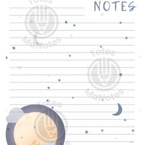 12 Printable PDF Full Moon Notes - Etsy