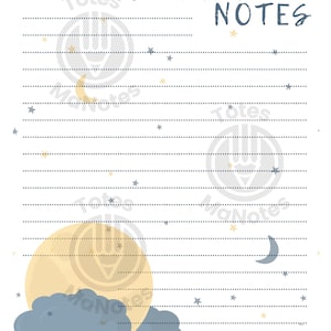 12 Printable PDF Full Moon Notes - Etsy
