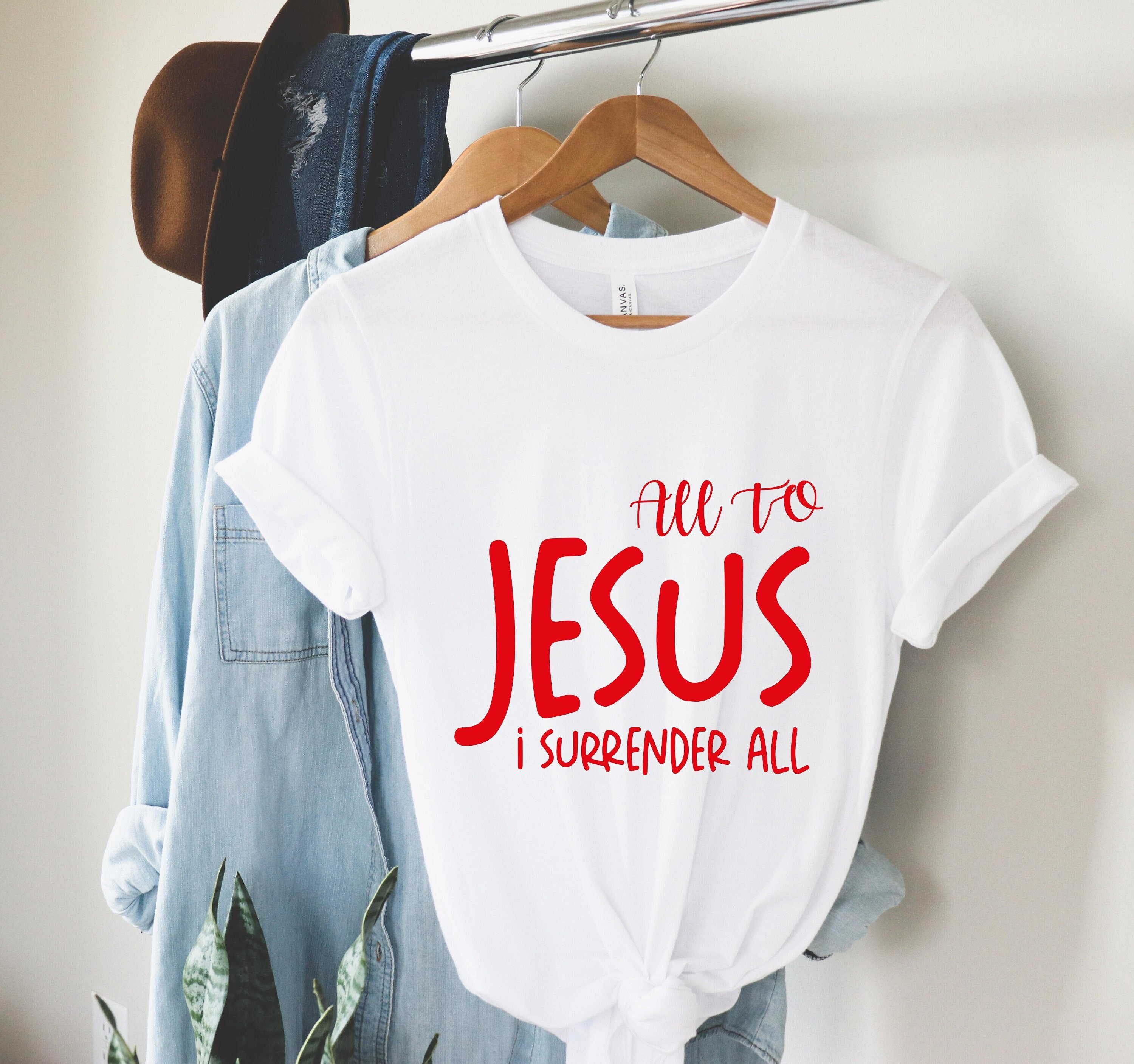 All to Jesus I Surrender All Unisex Tee - Etsy