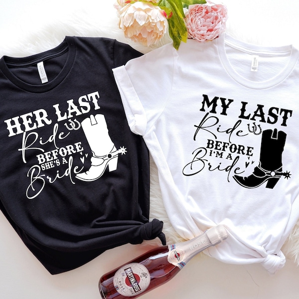 Last Ride Bachelorette Party Shirts - Etsy