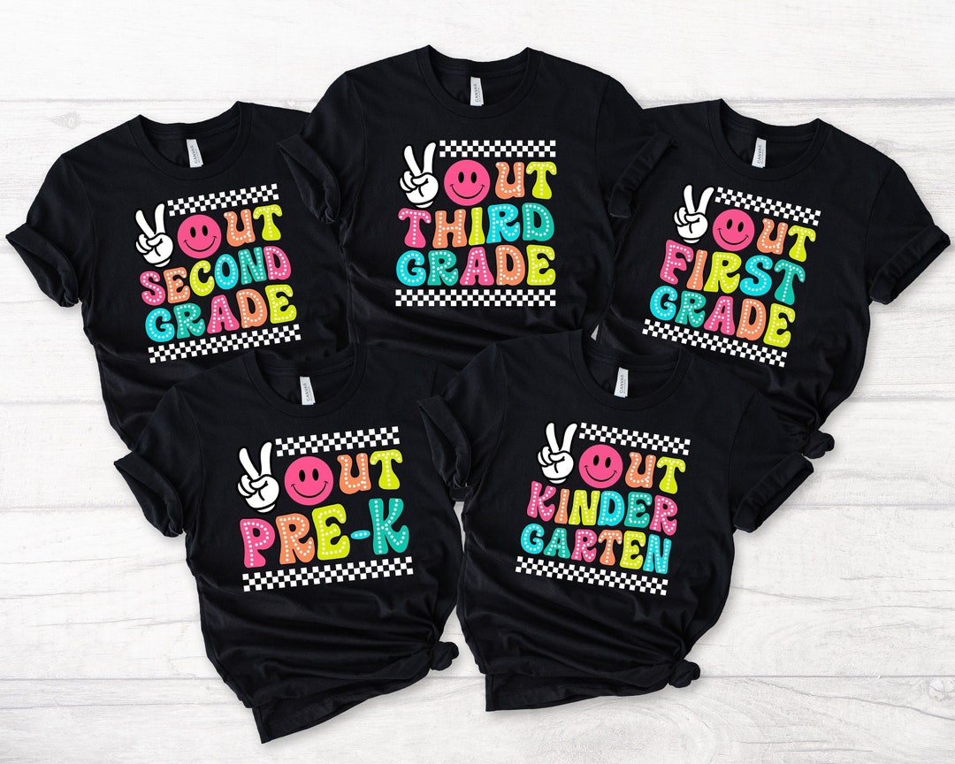 Peace Out Shirt, End of School Year Teacher T-shirt - Etsy