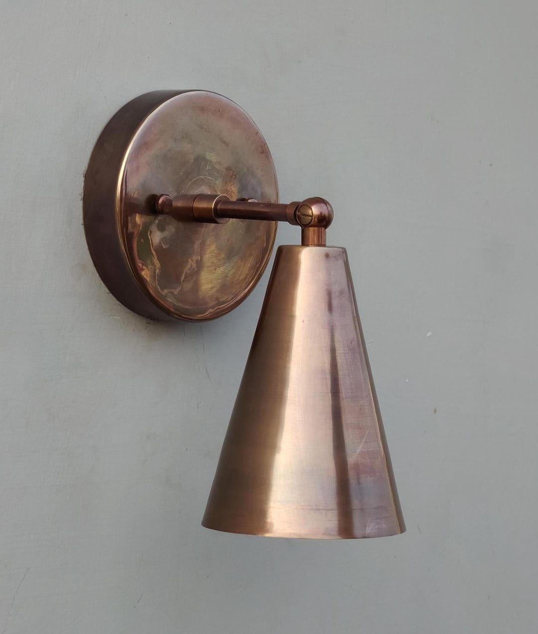 1 Light Antique Wall Sconce Light | Wall Sconces Lamp | Mid Century ...