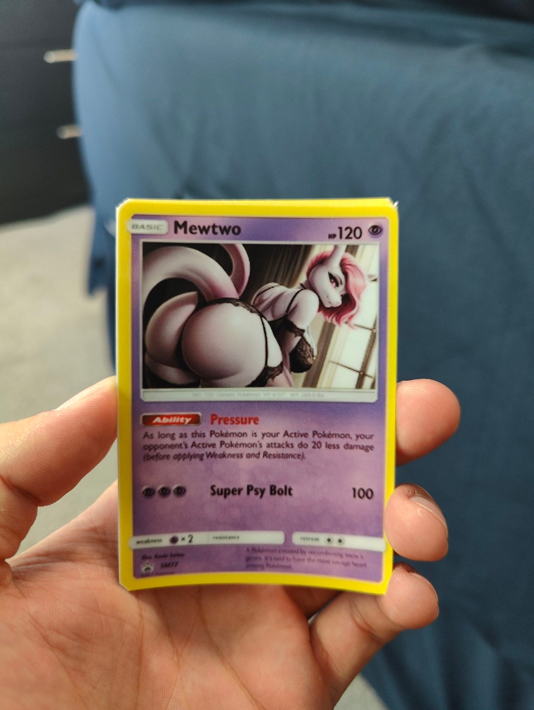 MEWTWO Unhinged Custom Pokemon Sticker 3.5 Inch - Etsy