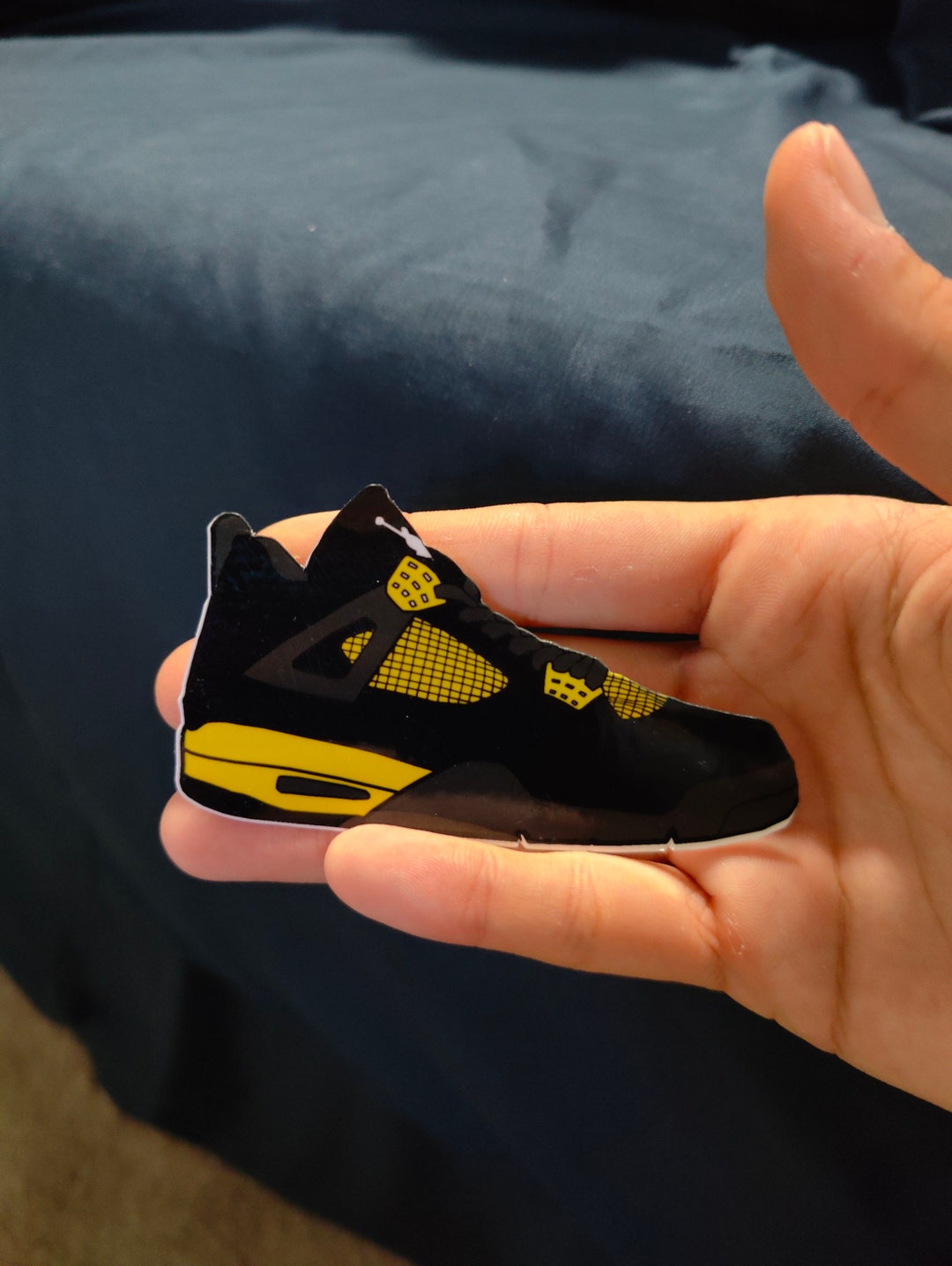 RETRO 4 THUNDER Waterproof Sticker - Etsy