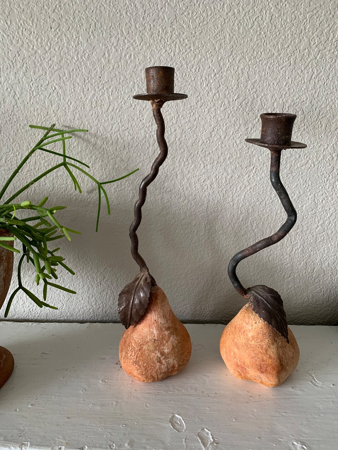 Wonky Pear Candle Holders - Etsy
