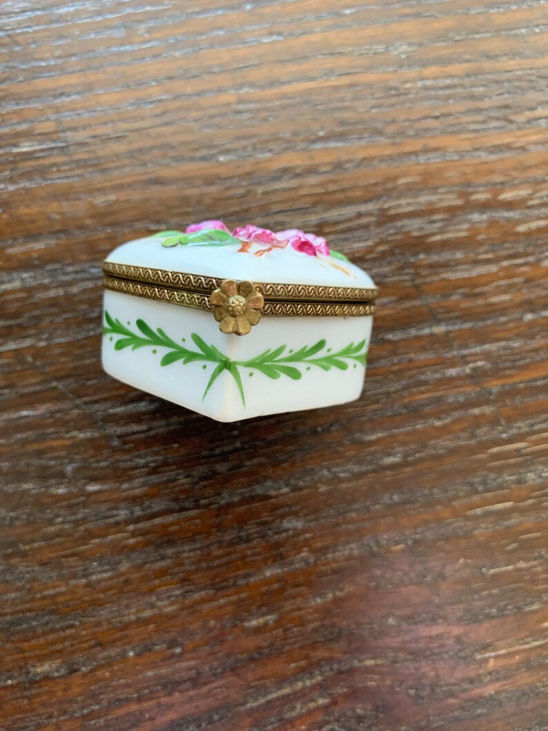 Limoges Heart Box - Etsy