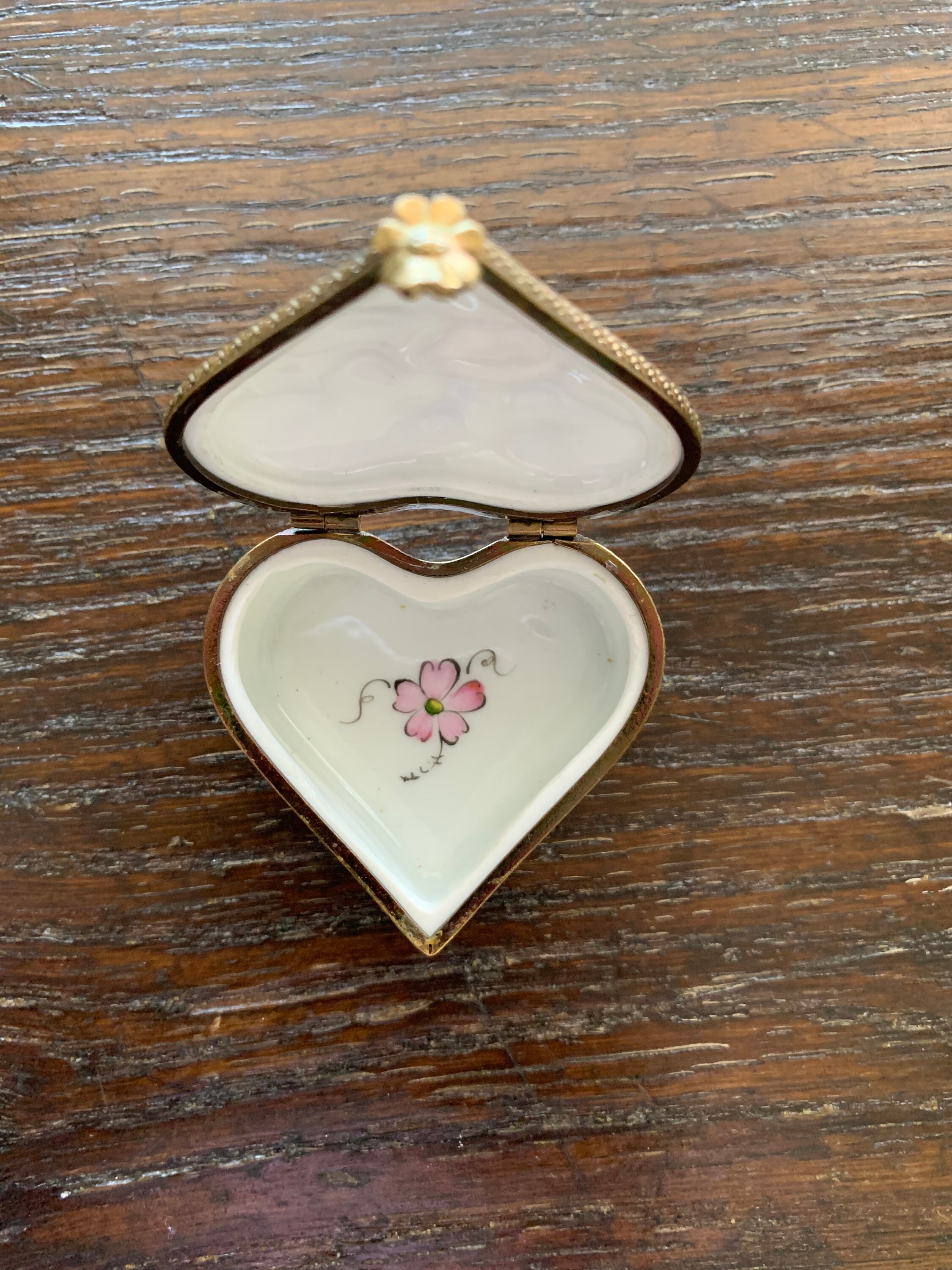 Limoges Heart Box - Etsy