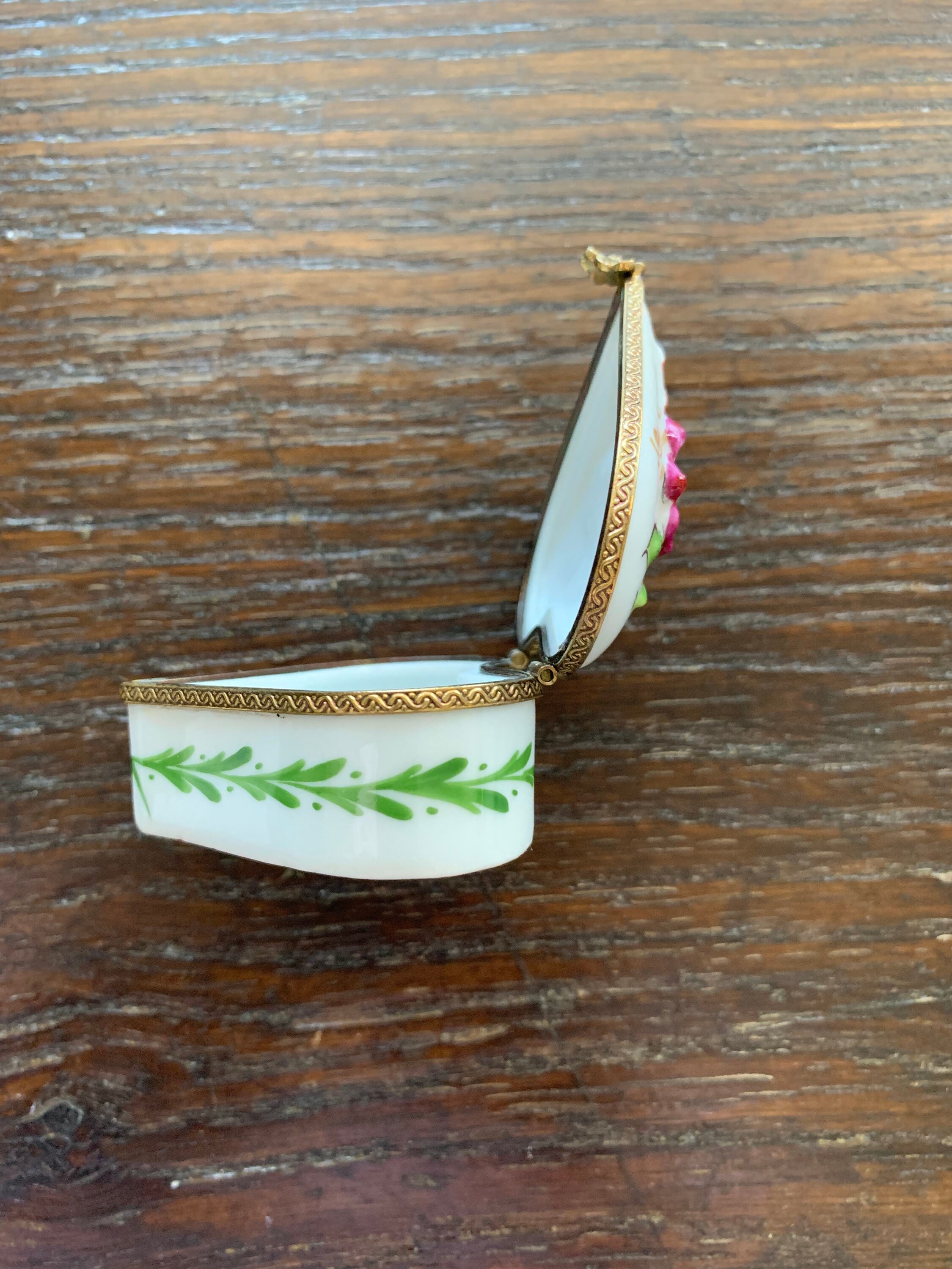 Limoges Heart Box - Etsy