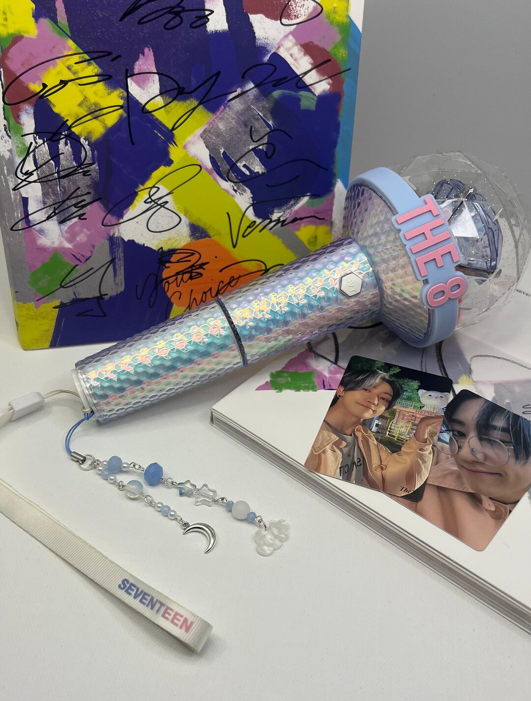 SEVENTEEN Heaven’s Cloud Themed Beaded Charm | SVT Phone Charm ...