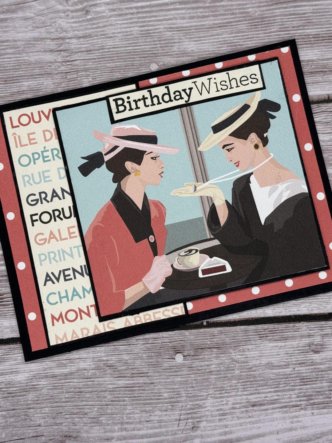 Retro Fashion Birthday Card for Her - Etsy
