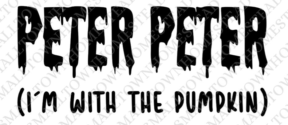PETER PETER SVG Pack - Etsy