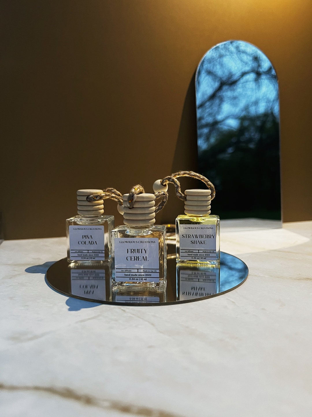 Handcrafted Luxury Diffuser Car Diffuser Hanging Diffuser Car Air Freshener Car Accessories ...