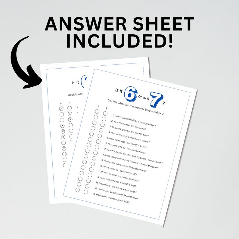 Six Seven Challenge Party Games, Funny 6 7 Activity for Classroom ...