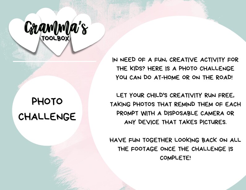 Photo Challenge!! Printables for Kids and Adults, Indoor and Outdoor ...
