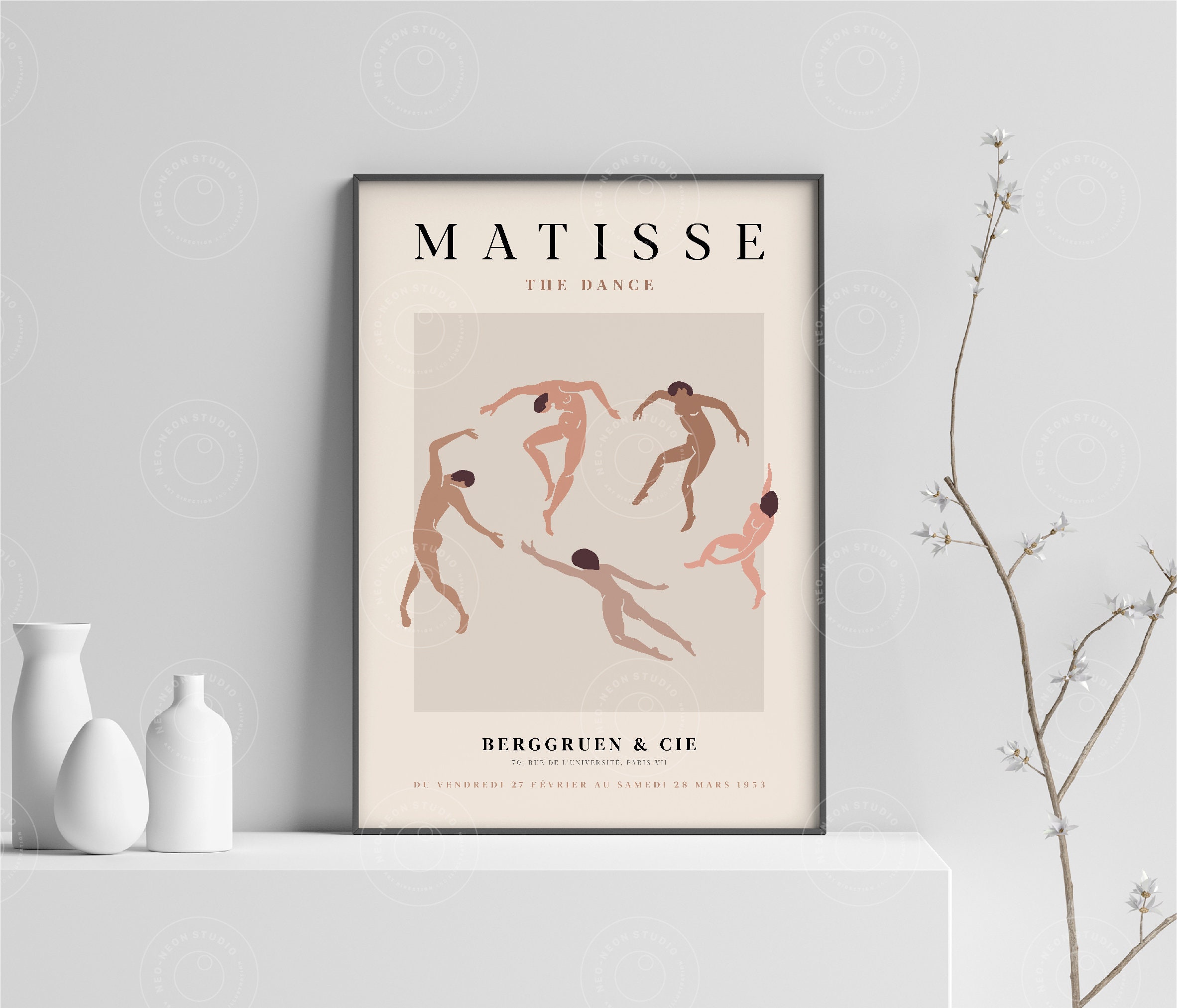 Matisse the Dance, Dancing Figures, Matisse Art Print, Matisse Poster ...