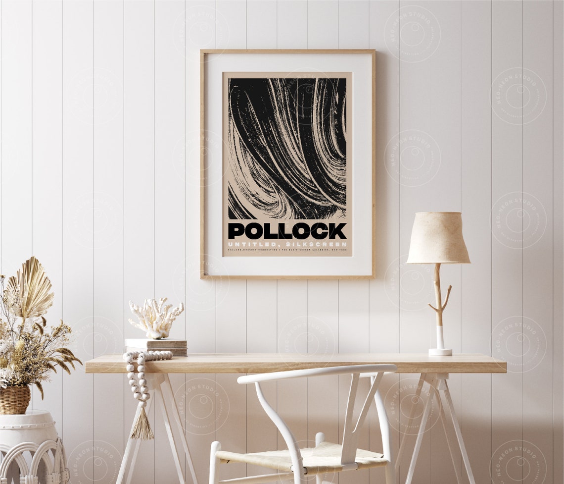 Jackson Pollock Poster Jackson Pollock Painting Pollock Art - Etsy