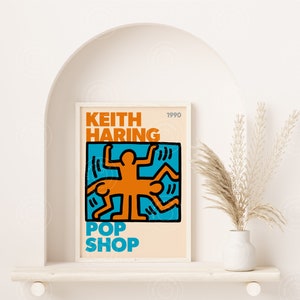 Keith Haring Poster, Keith Haring Print, Pop Art Poster, Line Art ...