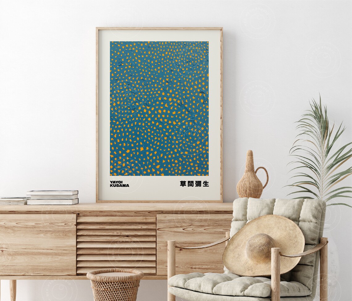 Yayoi Kusama Infinity Dots, Yayoi Kusama Art Print, Printed Yayoi ...