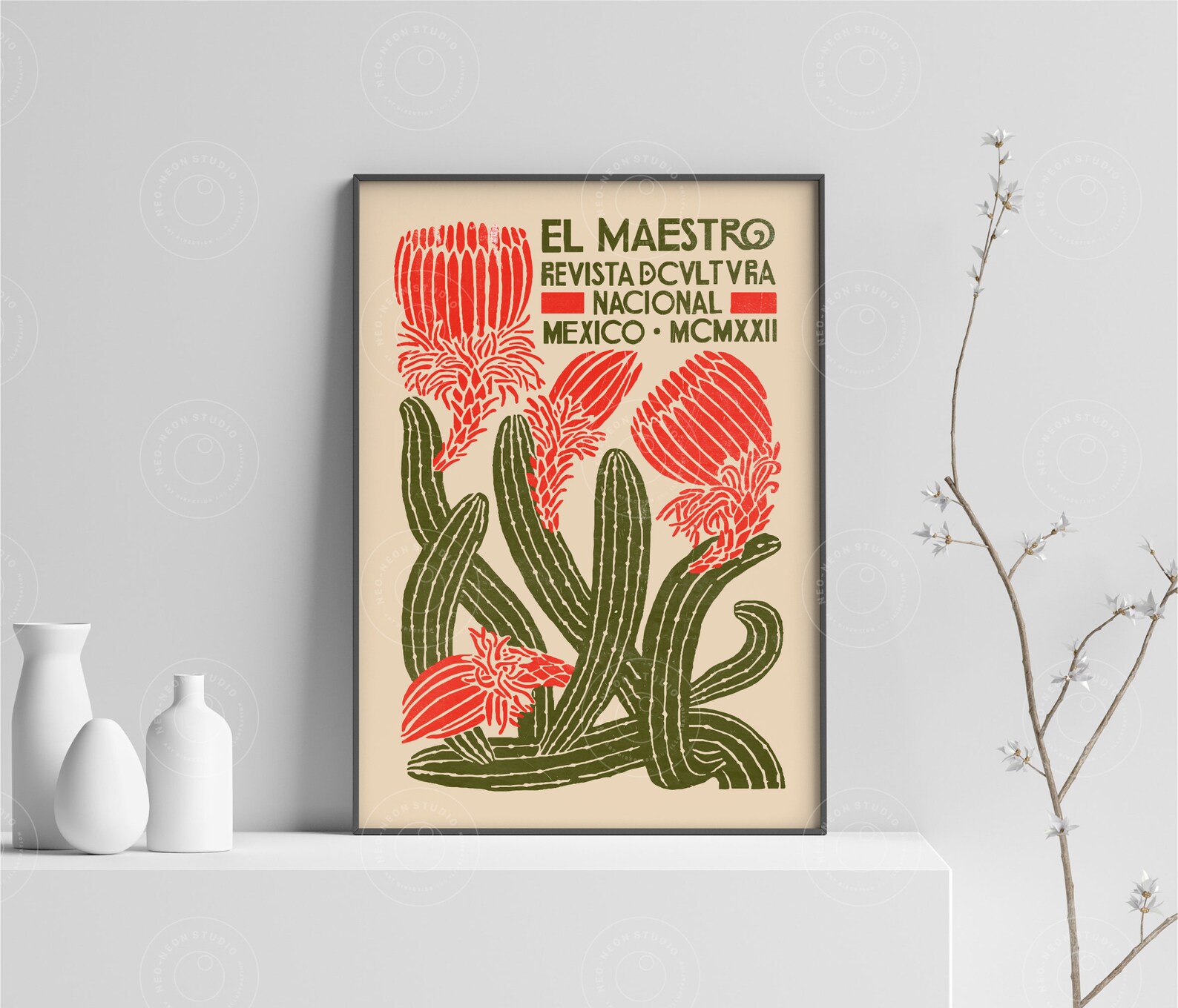 El Maestro Poster Mexican Vintage Art Print Mexican Poster - Etsy