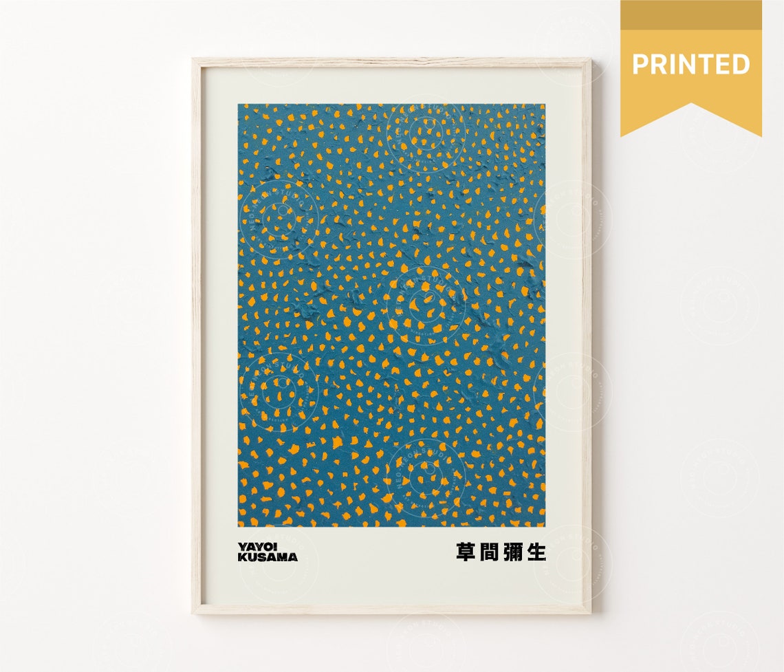 Yayoi Kusama Infinity Dots, Yayoi Kusama Art Print, Printed Yayoi ...