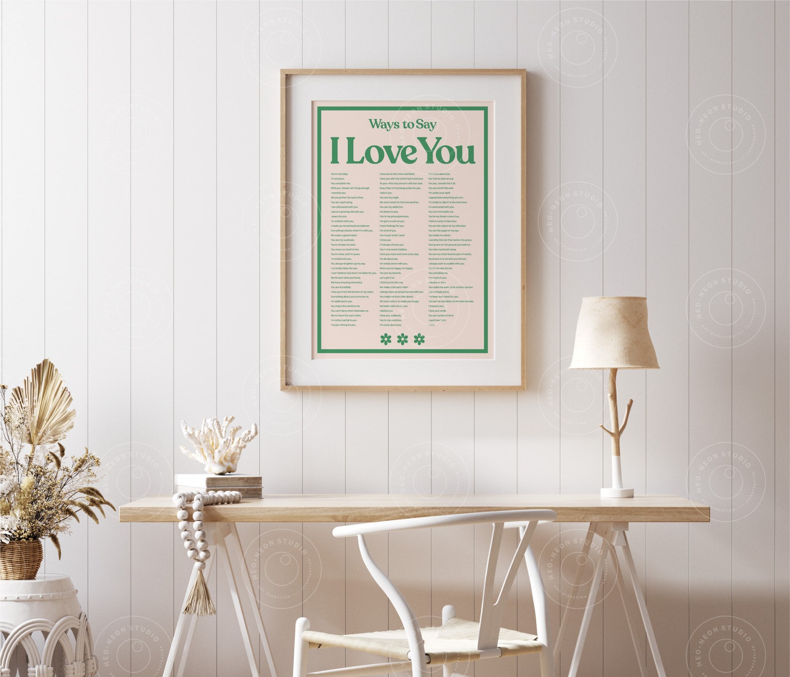 I Love You Print, Typographic Poster, Ways to Say I Love You, I Love ...