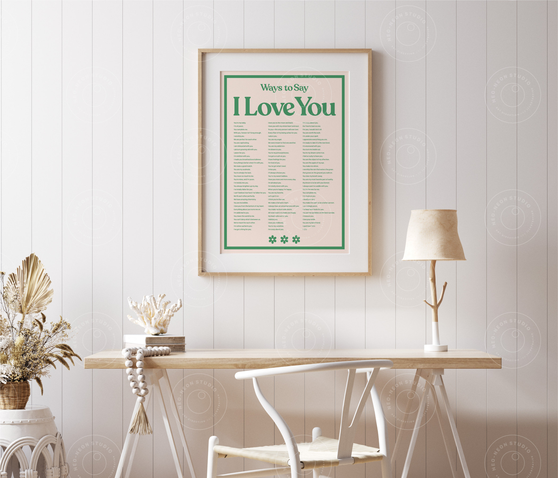 I Love You Print, Typographic Poster, Ways to Say I Love You, I Love You Wall Print, Printable I ...