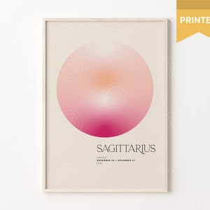 Sagittarius Poster, Sagittarius Art Print, Zodiac Poster, Astrology ...