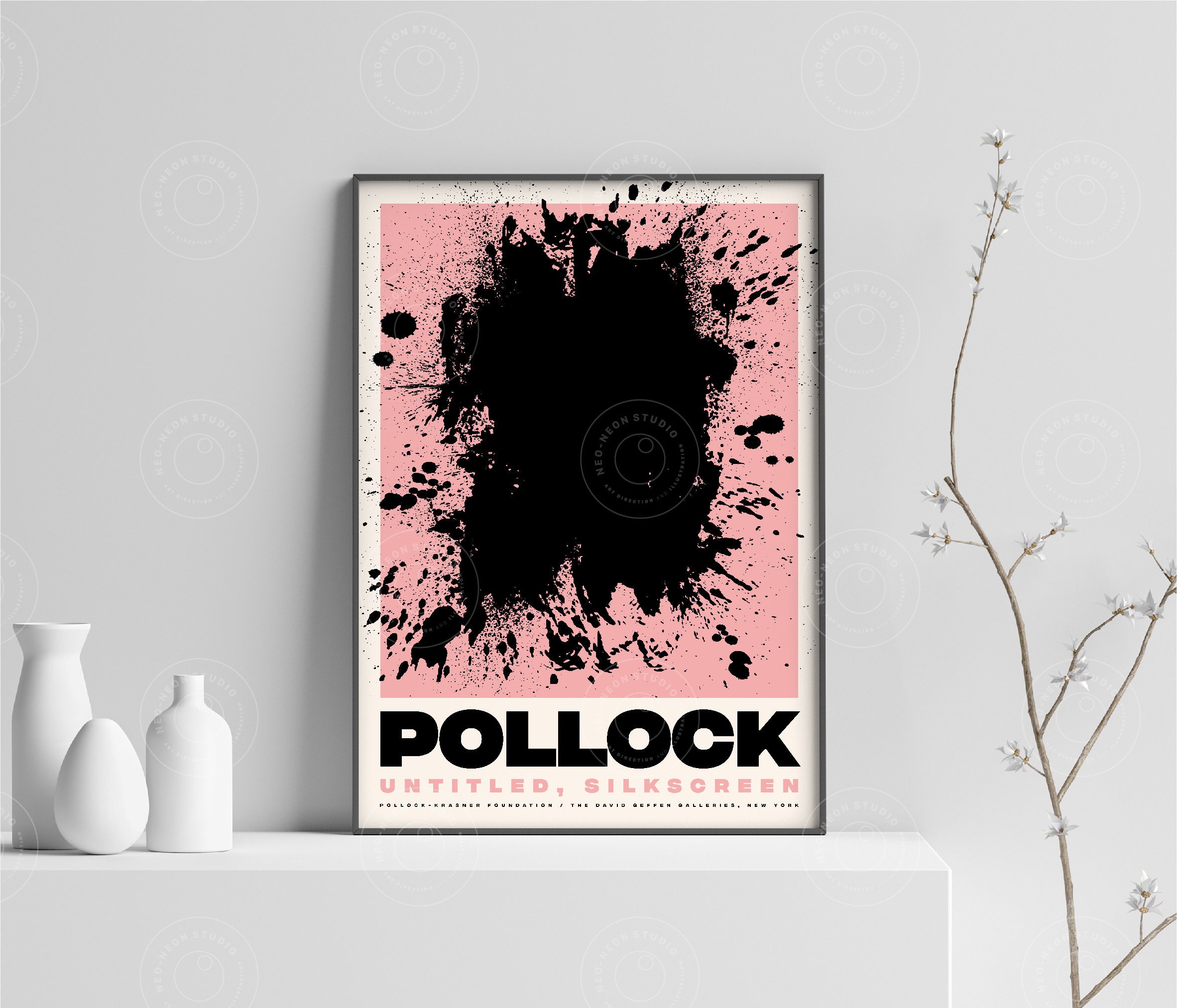 Jackson Pollock Poster Jackson Pollock Painting Pollock Art - Etsy