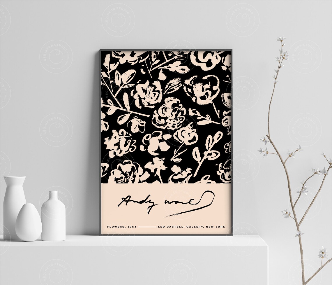 Andy Warhol Poster Warhol Exhibition Poster Andy Warhol Art - Etsy