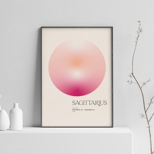 Sagittarius Poster, Sagittarius Art Print, Zodiac Poster, Astrology ...