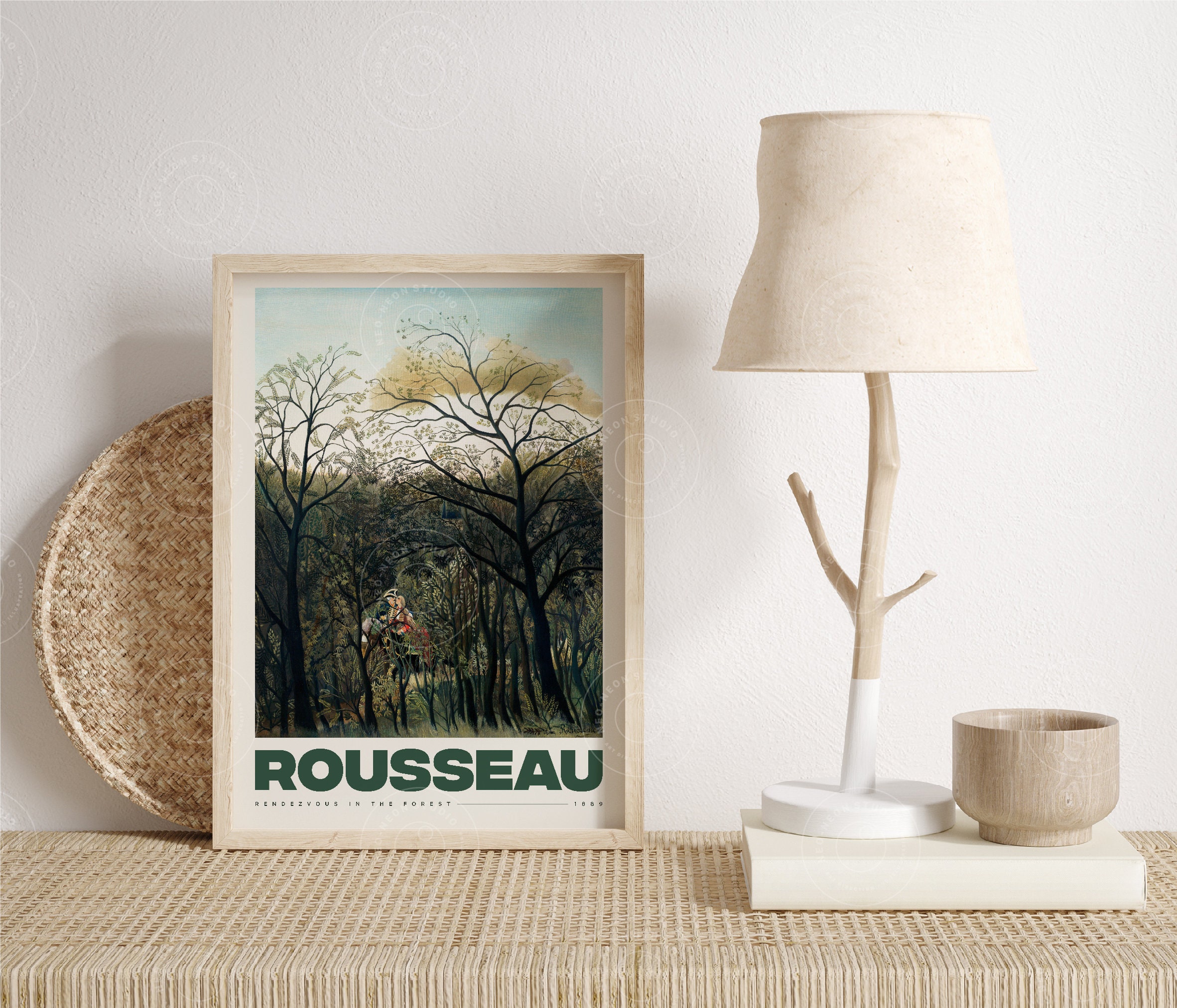 Henri Rousseau Print, Henri Rousseau Poster, Free Shipping Art ...