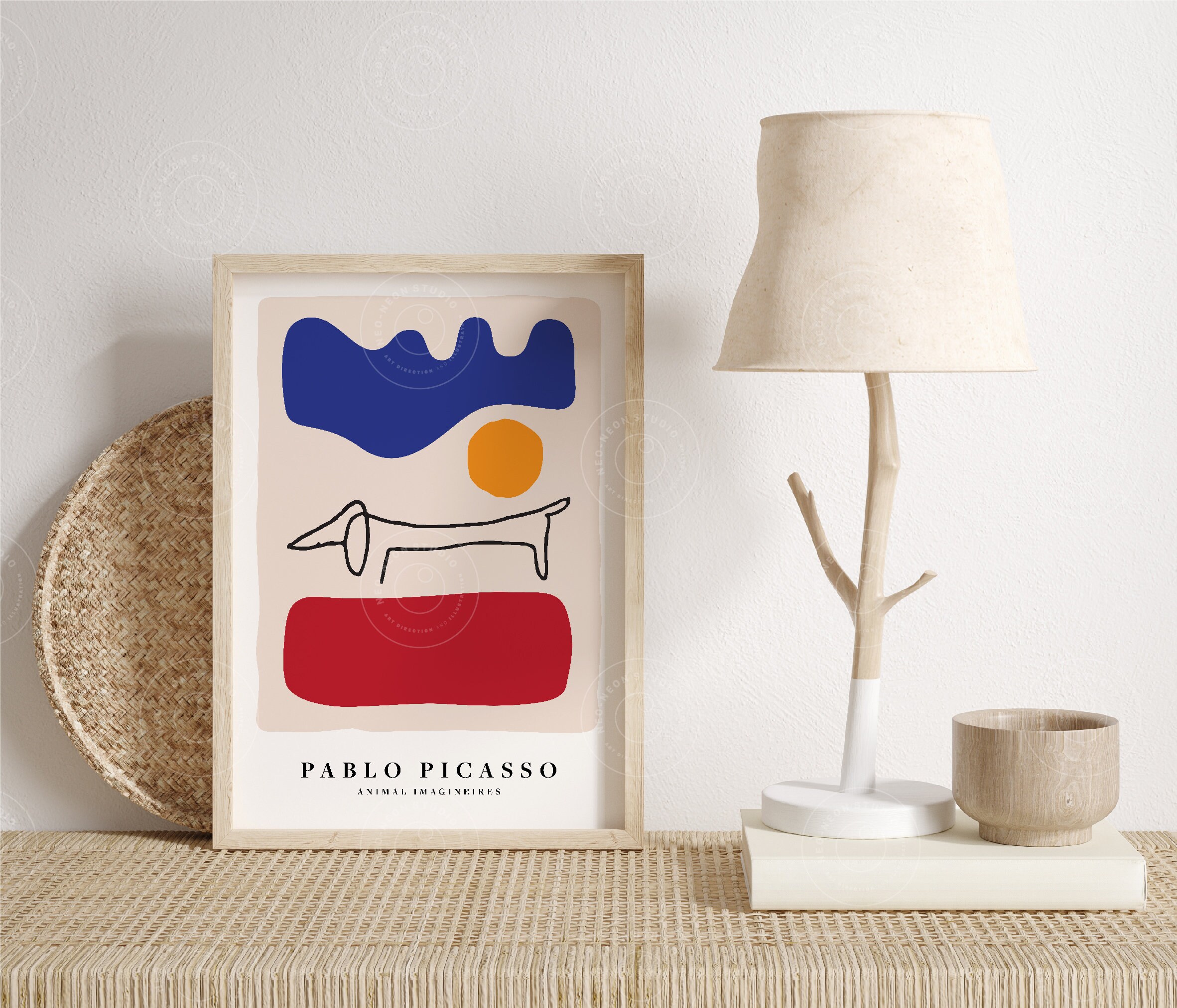 Picasso Dog Print Picasso Animal Print Picasso Dog Sketch - Etsy