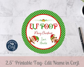 Printable Elf Poop - Etsy