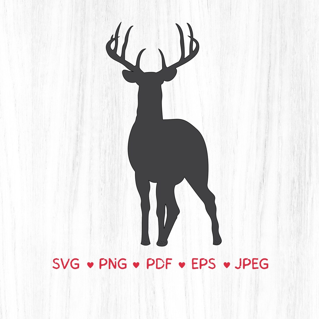 Hirsch Svg, Hirschkopf Svg, Hirsch Clipart, Sofort Download, SVG, PNG ...