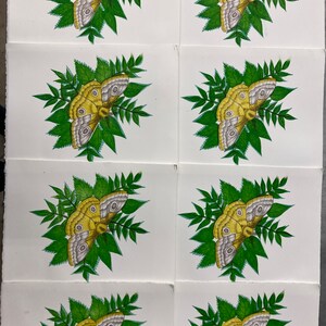 Emperor Moth Print - Etsy