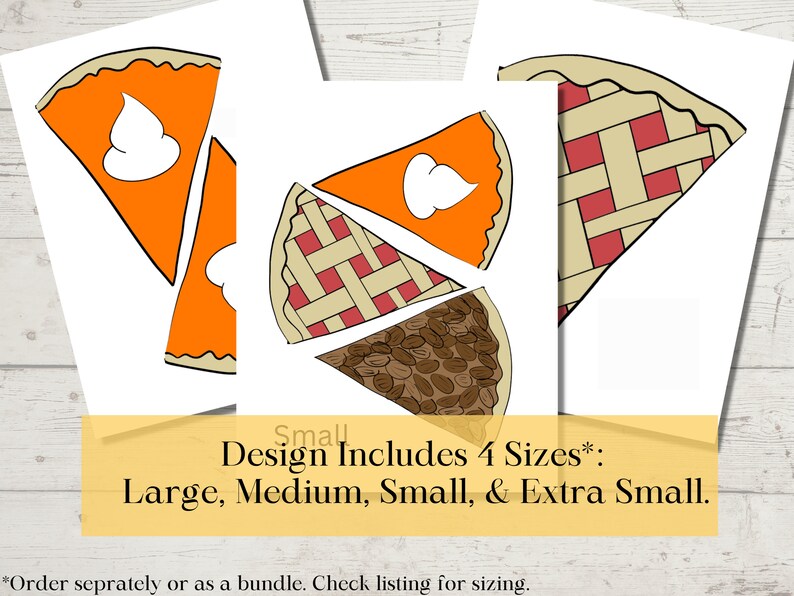 Printable Thanksgiving Pie Banner Garland DIY Bunting Banner ALL SIZES ...