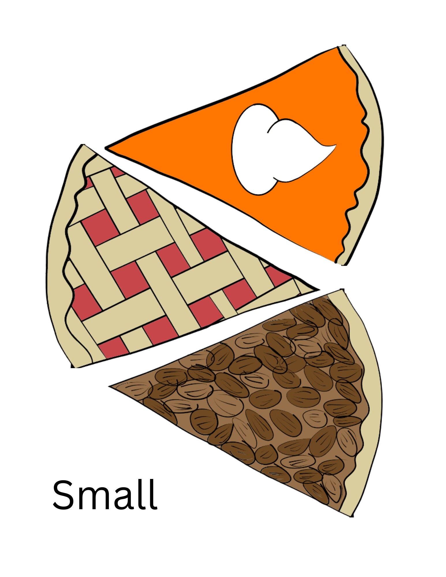 Printable Thanksgiving Pie Banner Garland DIY Bunting Banner ALL SIZES ...