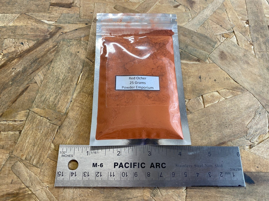 Red Ocher Pigment - 25 to 100 Grams Natural Pigment - Etsy
