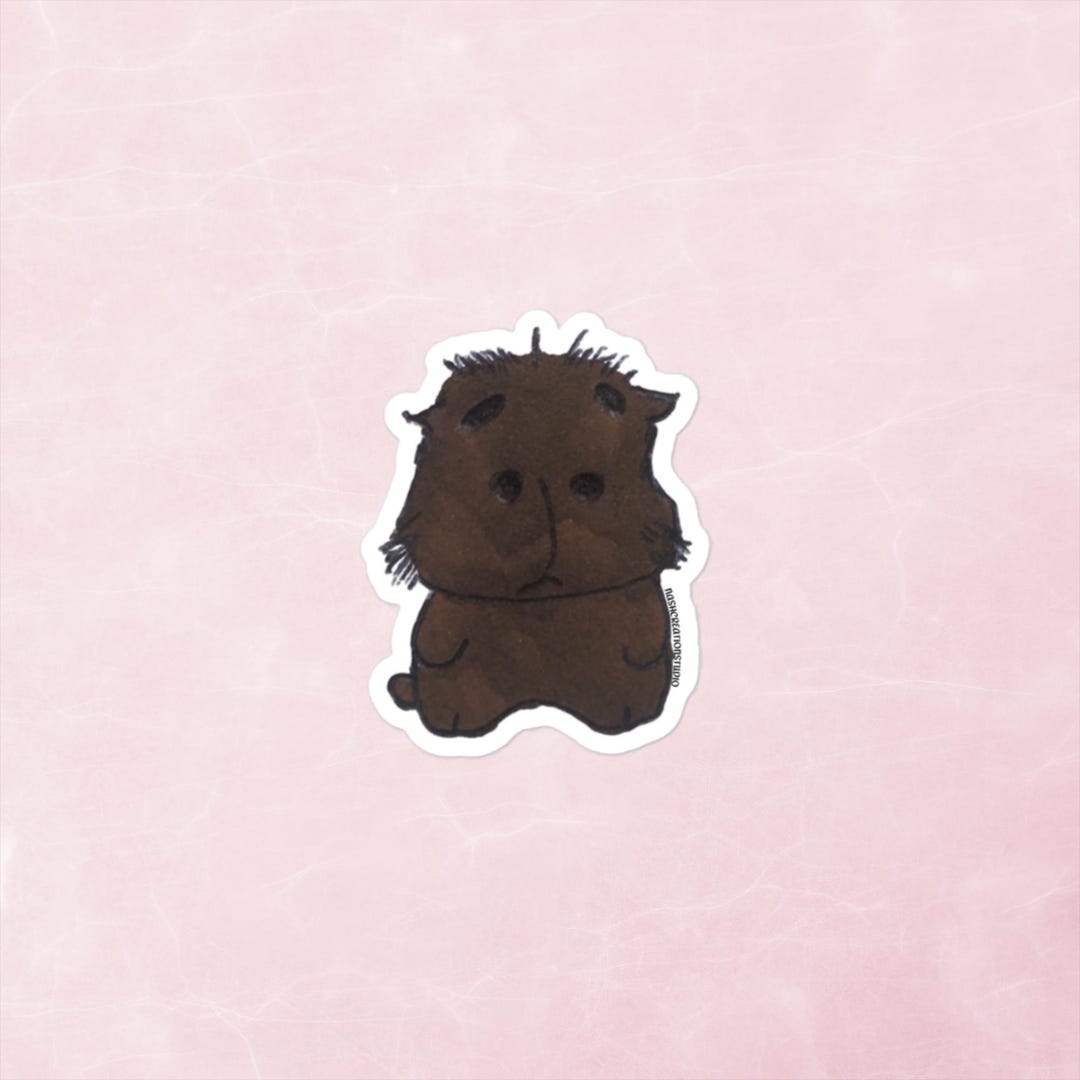 Capybara “womp Womp” Sticker - Etsy