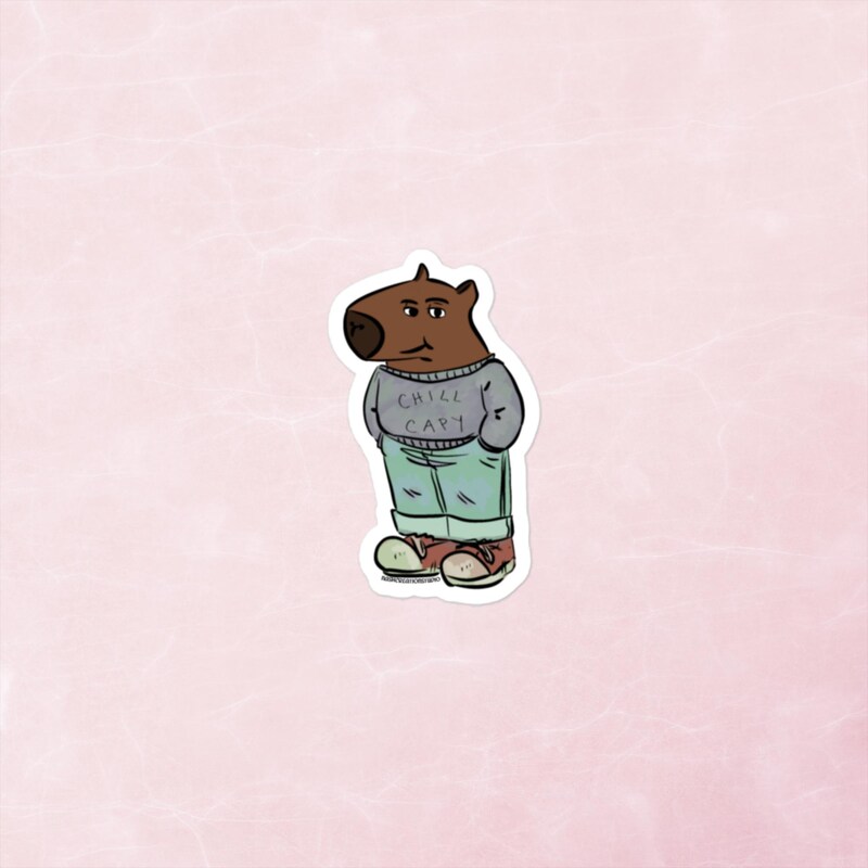Chill Guy Meme Sticker - Etsy