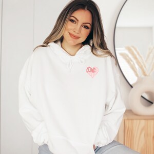 Love Yourself Hoodie Trendy Sweaters Heart Self Love Hoodie Self ...
